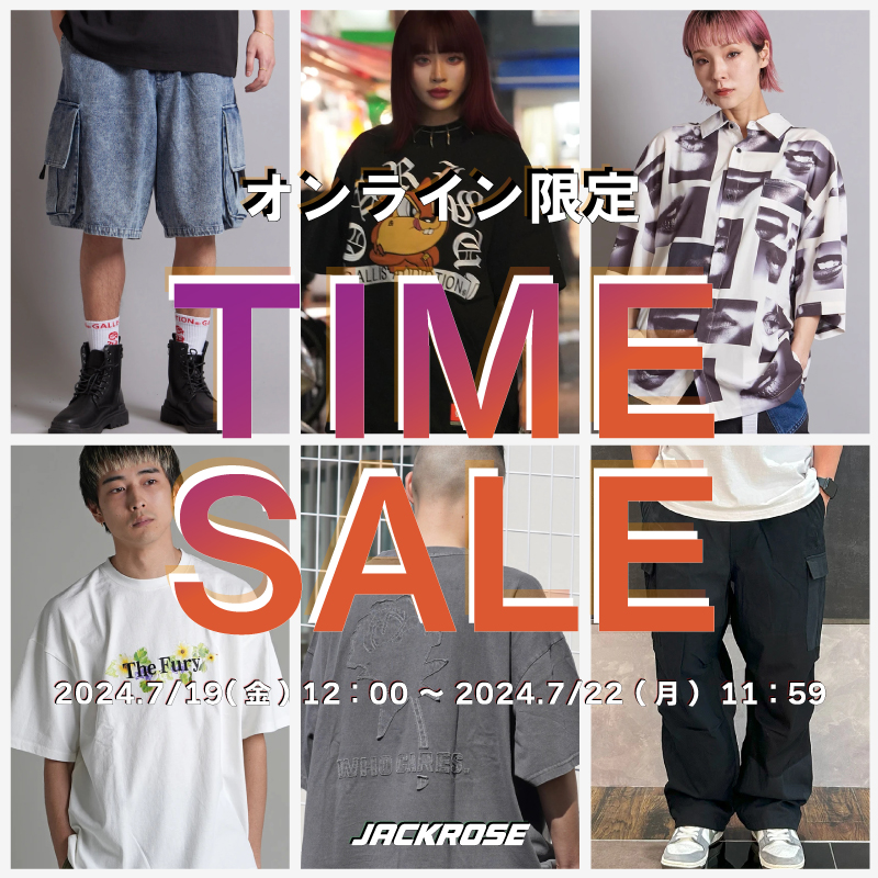 【JACKROSE】タイムセール開催！ - ニュース｜ファッション通販 SANKO BAZAAR（サンコーバザール）